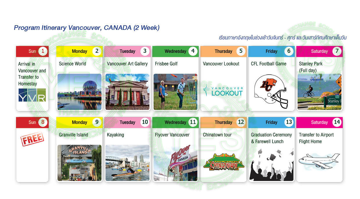 Study Tour /Summer Course – Youth Exchange Scholarship (YES)